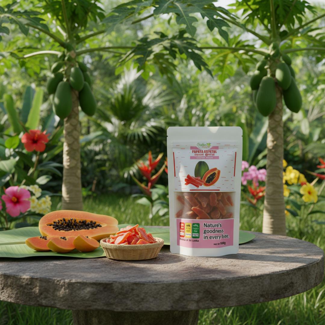 ⁠Papaya Cristal (පැපෝ ක්‍රිස්ටල්) 100g - Ceylon Gadagedi
