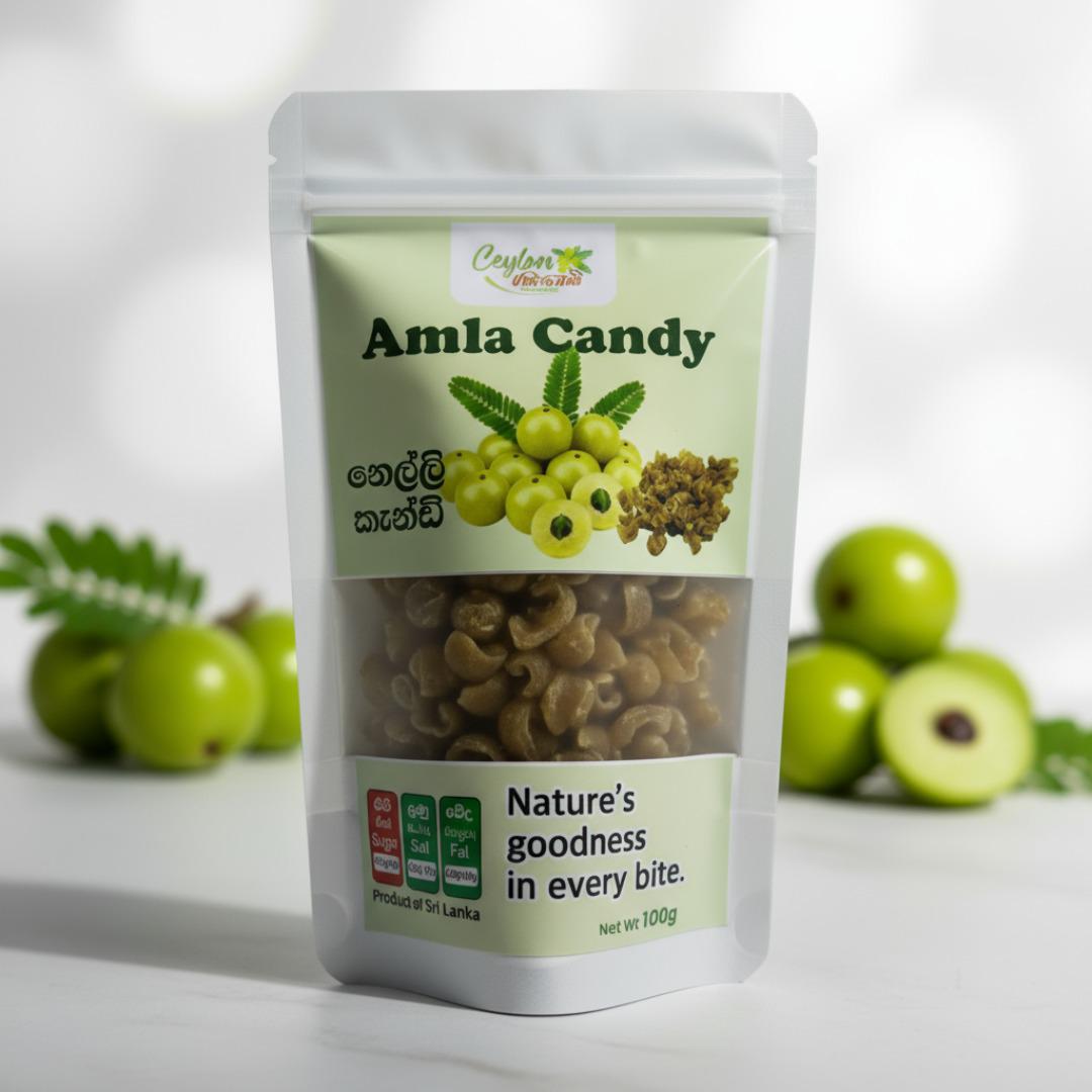 Amla Candy (නෙල්ලි කැන්ඩි) 100g - Ceylon Gadagedi